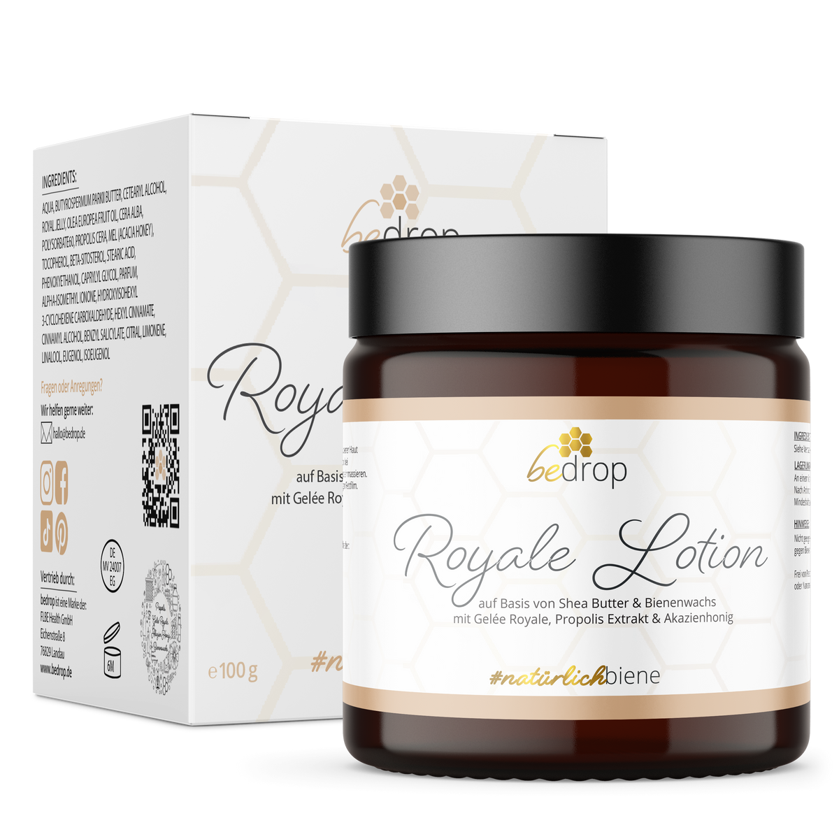 Royale Lotion body lotion with royal jelly, shea butter and acacia hon ...